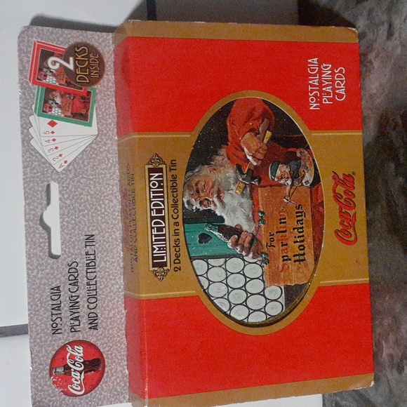 Coca Cola | Holiday | Nib 2deck Coke Playing Cards Tin | Poshmark